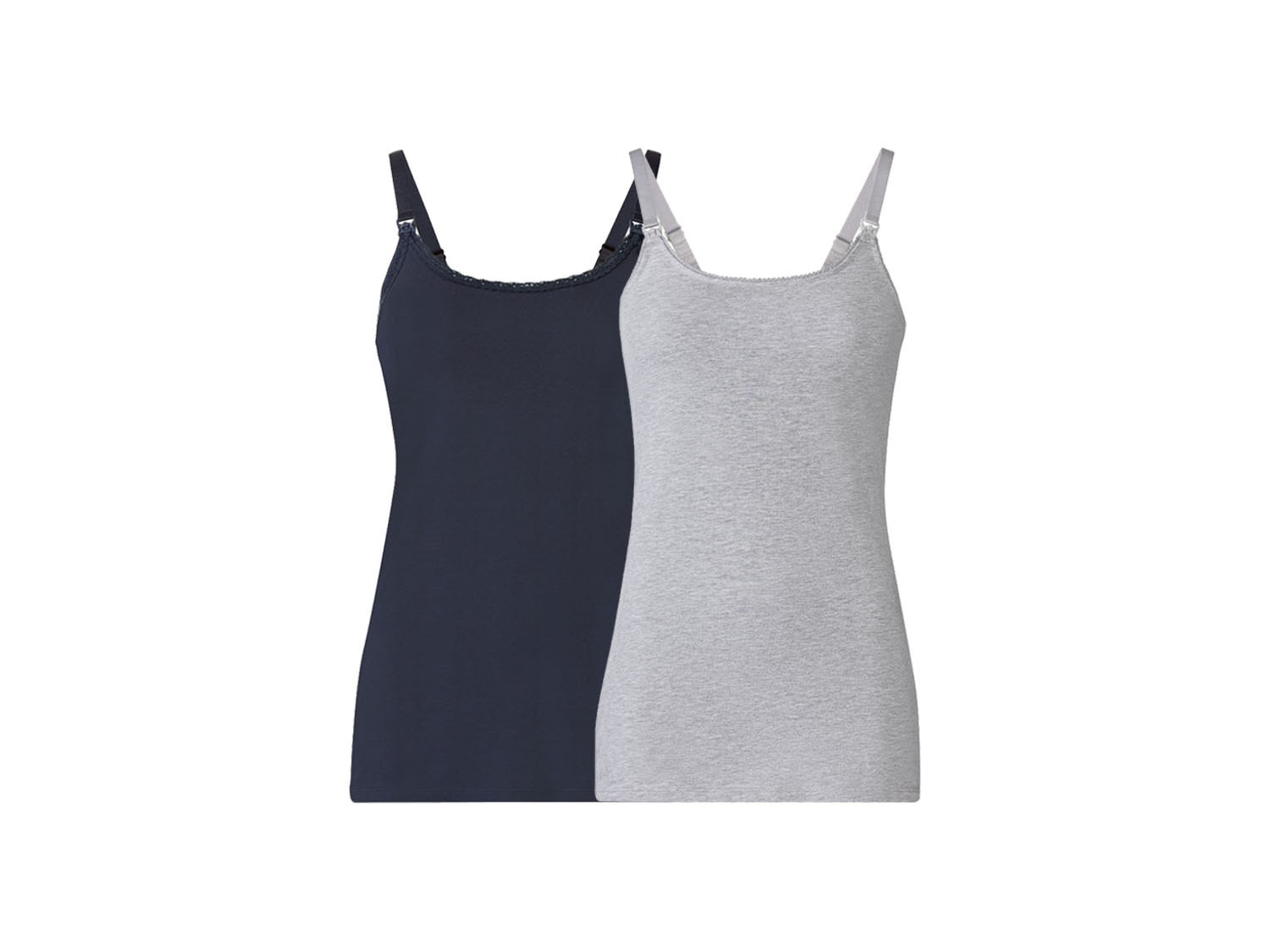 Esmara Lot De 2 Débardeurs D Allaitement Femme