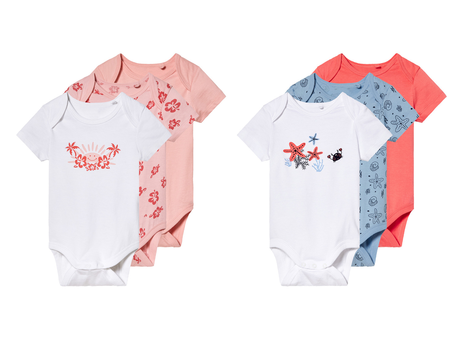 lupilu® Lot de 3 bodies bébé Acheter en ligne | LIDL