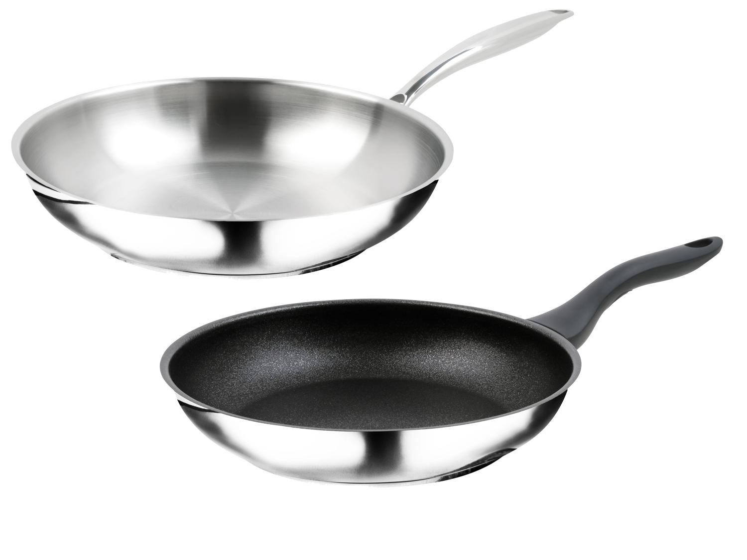 Poêle en acier inoxydable, 28 cm | LIDL