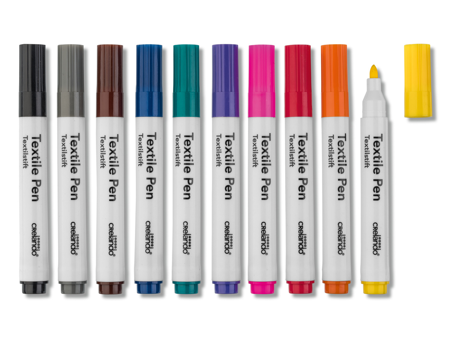 crelando® Stylos pour textiles, 10 pièces | LIDL