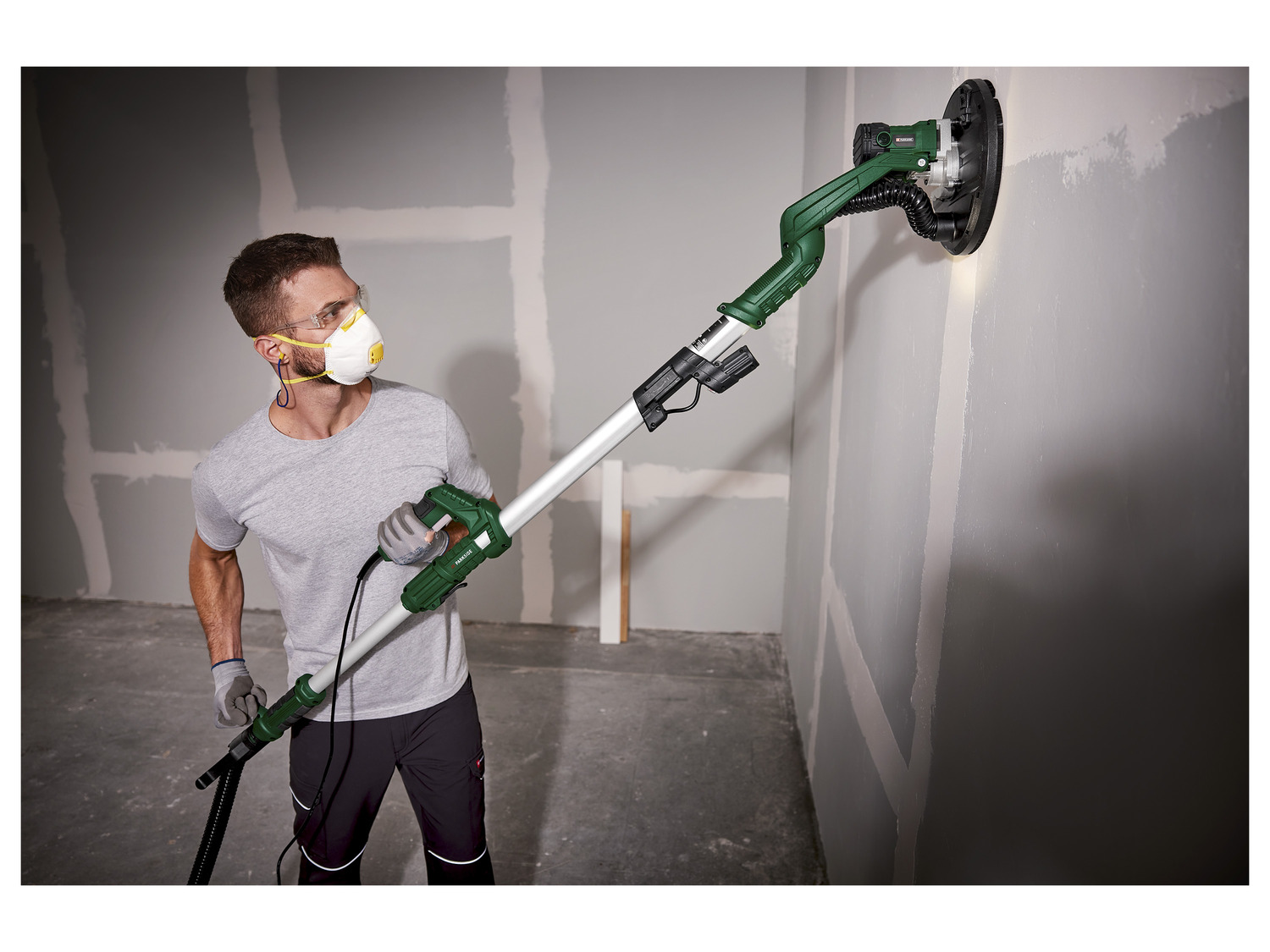 PARKSIDE® Ponceuse murs et plafonds avec manche télesc…