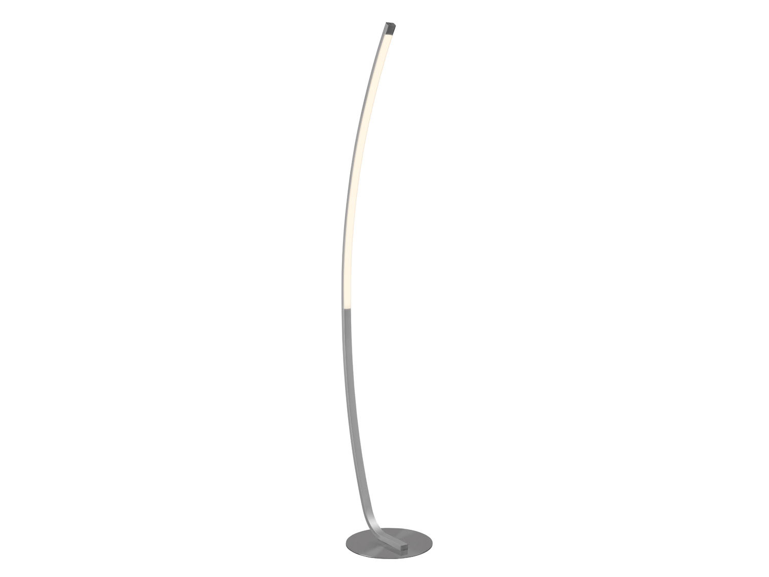 LIVARNO home Lampadaire LED, aspect nickel mat | LIDL