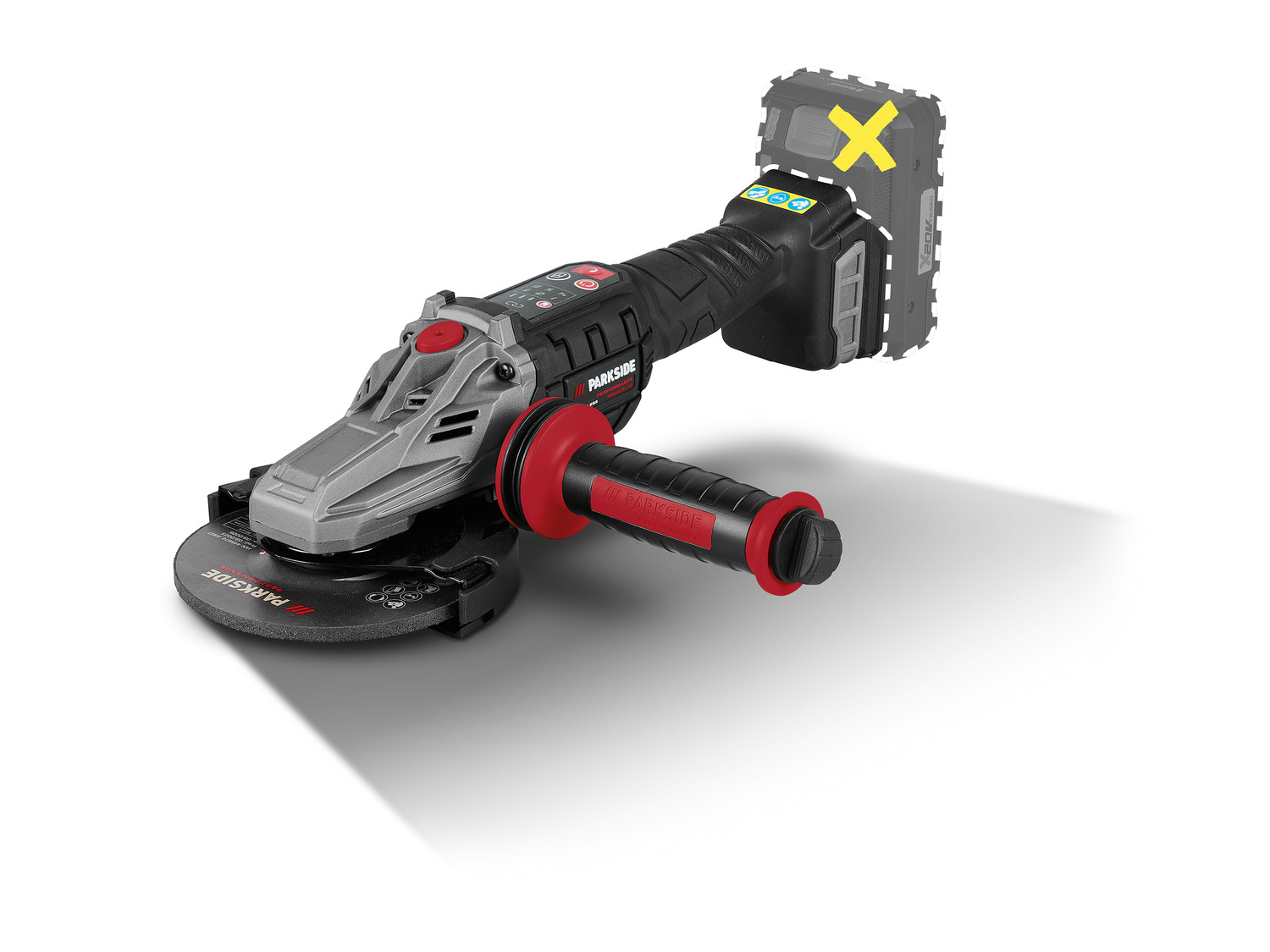 PARKSIDE PERFORMANCE® Meuleuse d'angle sans fil à tête…