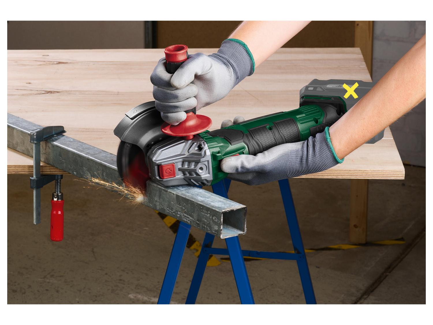 Meuleuse d'angle sans fil PWSA 20-Li F4, 20 V | LIDL