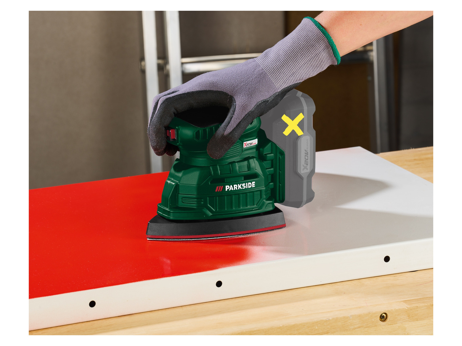 PARKSIDE® Ponceuse multi-usages sans fil 20 V PAMSG 20…