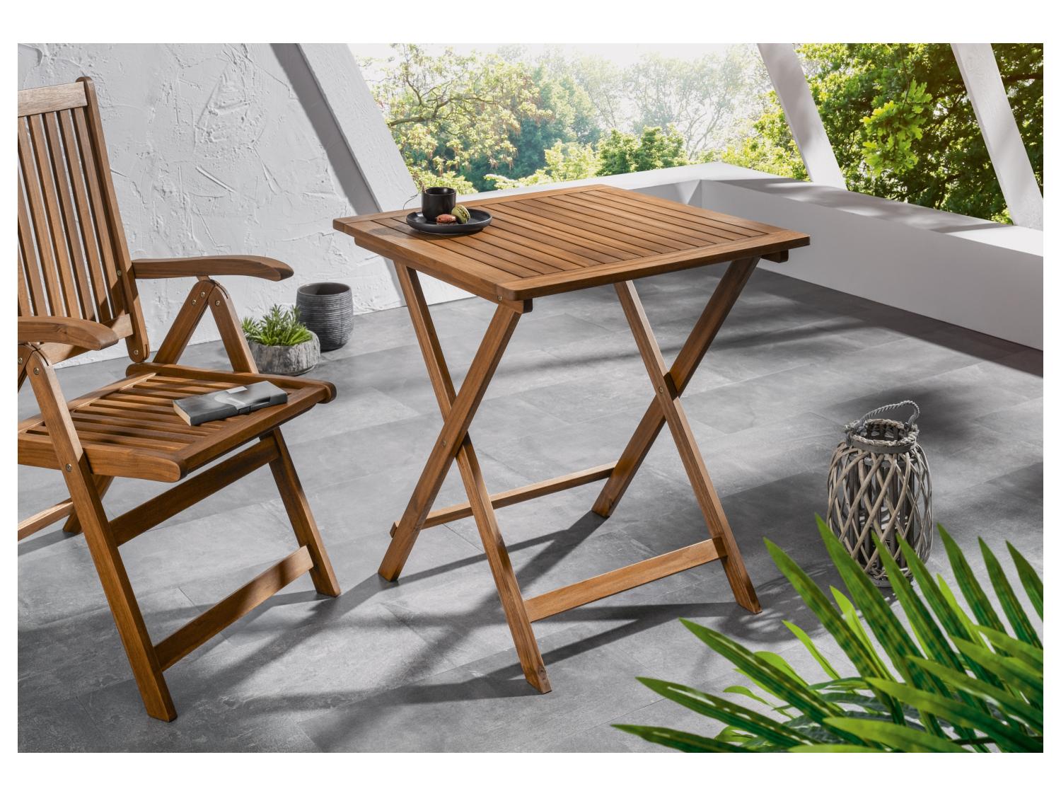 Table pliante Sevilla, en bois d'acacia | LIDL