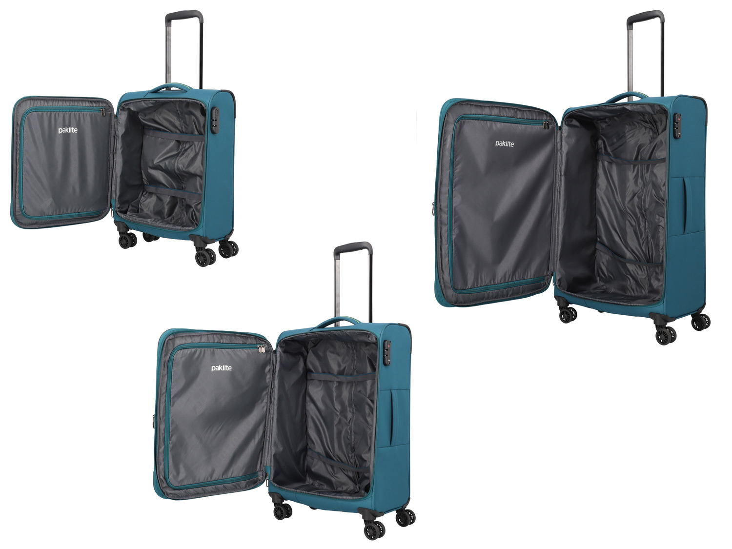 Set de valises à roulettes S,M,L