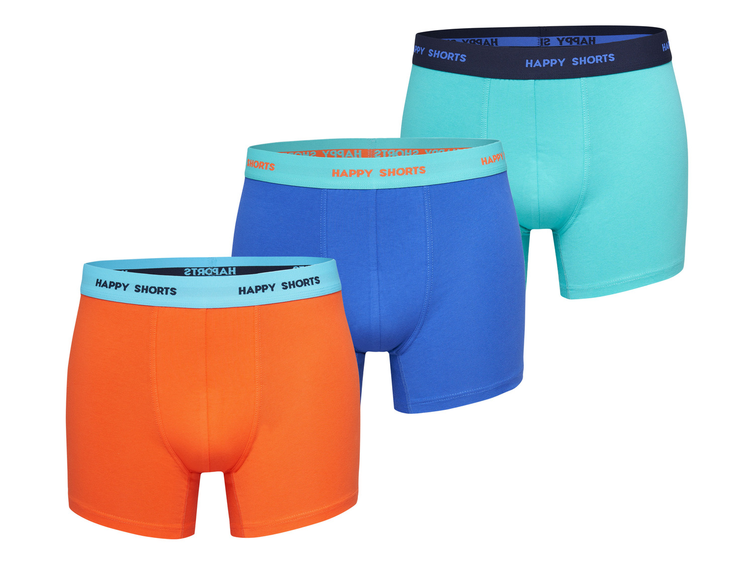 Happy Shorts Happy Shorts Lot de 3 boxers homme