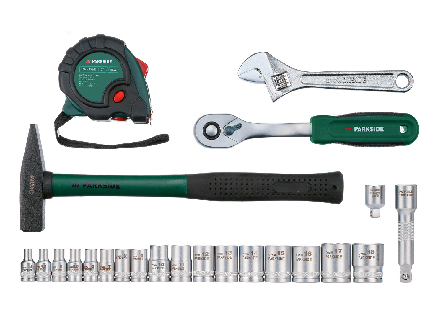 PARKSIDE® Boîte à outils métal 4V et Set de tournevis