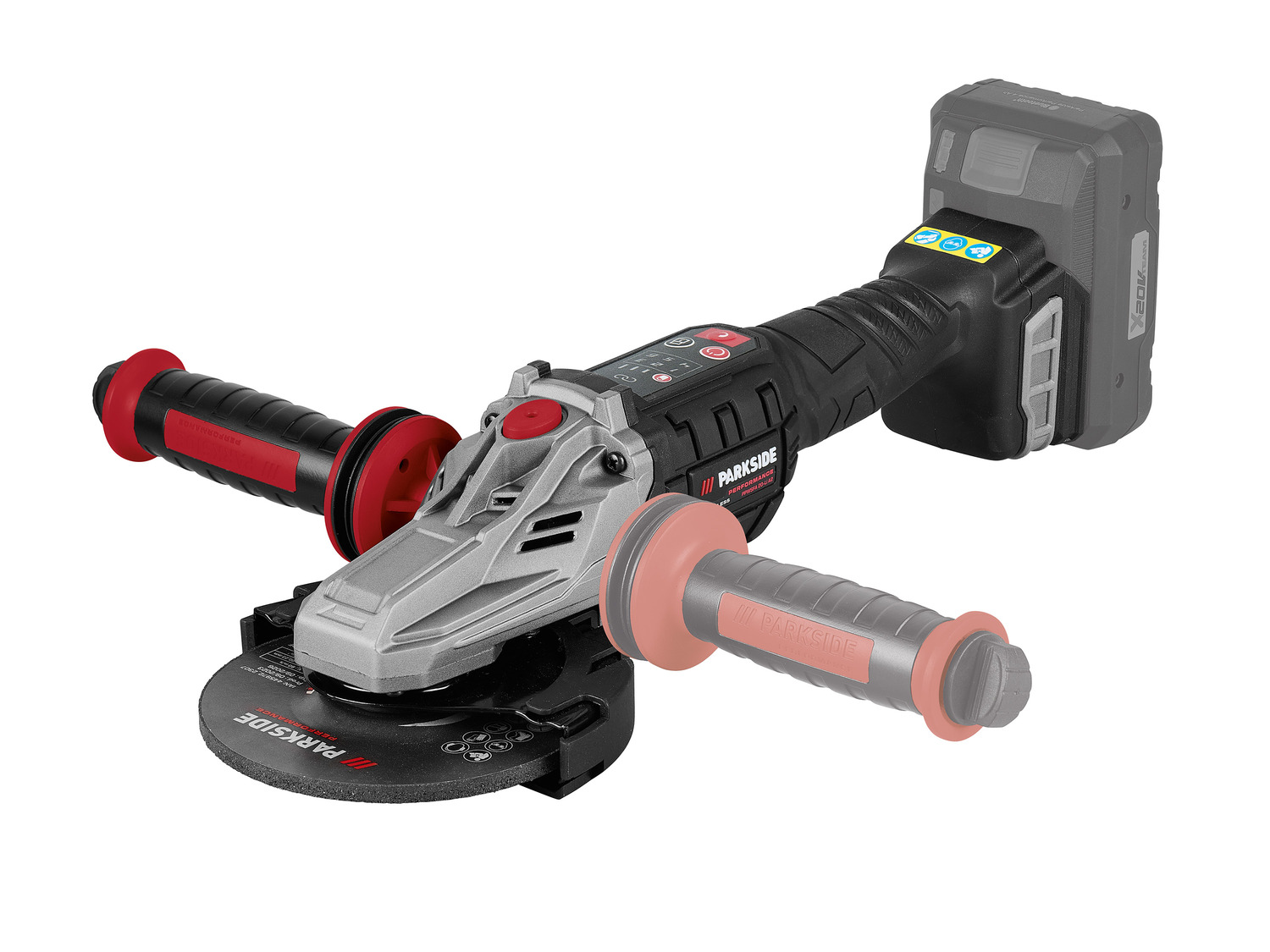 PARKSIDE PERFORMANCE® Meuleuse d'angle sans fil à tête…