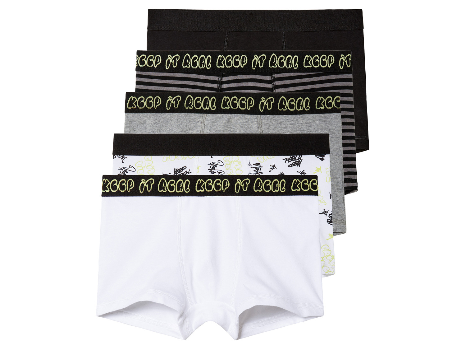 pepperts!® Lot de 5 boxers garçon