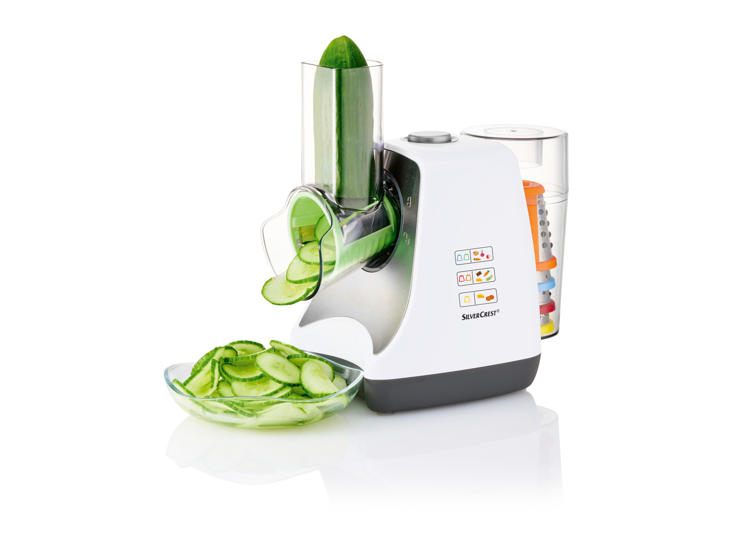 SILVERCREST® KITCHEN TOOLS Râpe à légumes électrique 5…