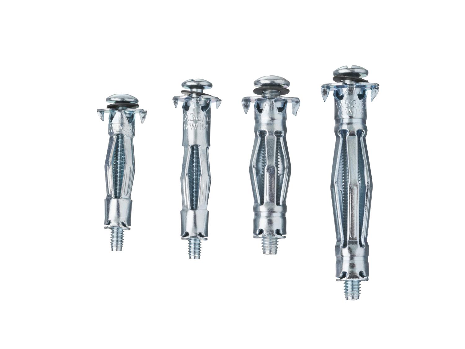 Set de fixation avec chevilles à expansion métalliques