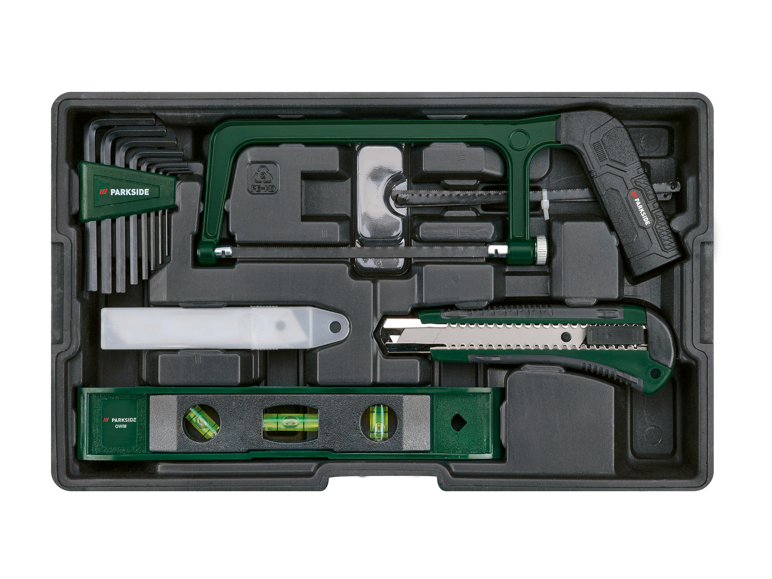 PARKSIDE® Boîte à outils métal 4V et Set de tournevis