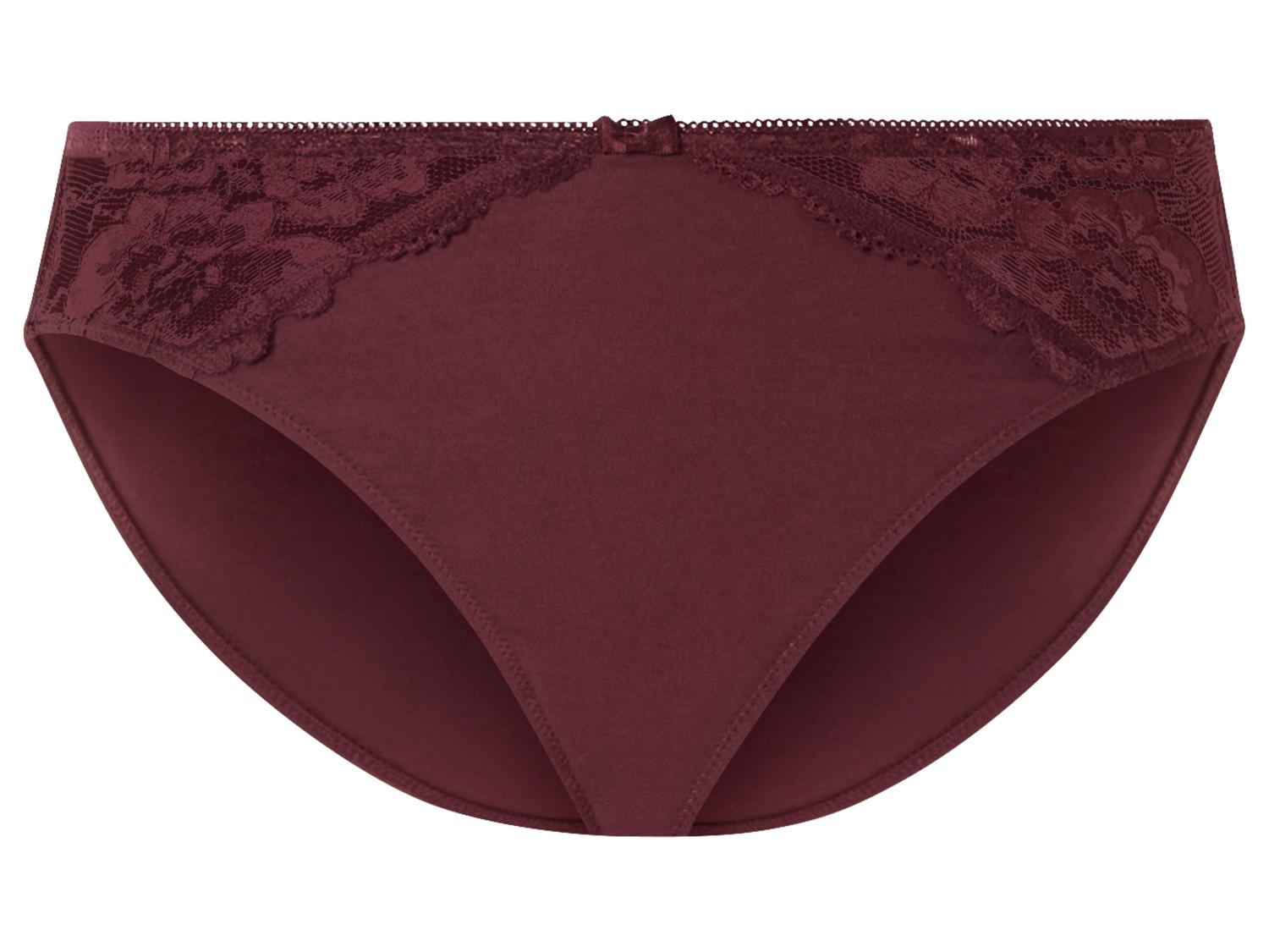 Lot de 2 slips femme en dentelle