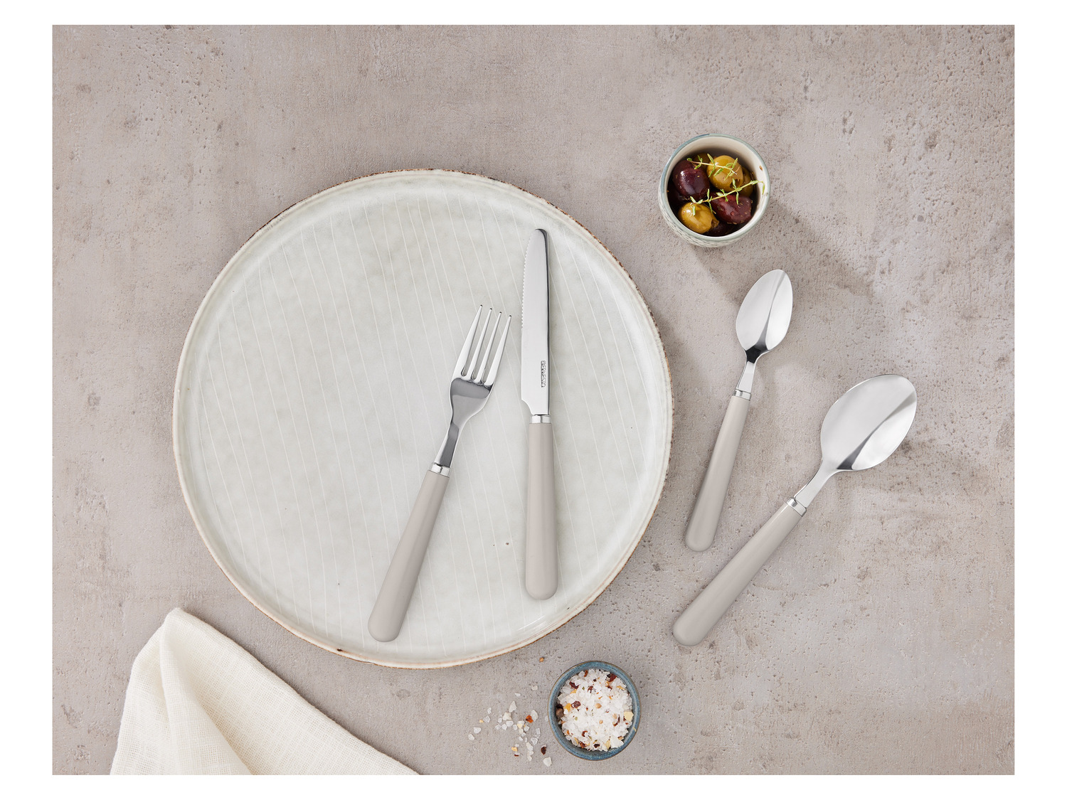 Set de couverts en acier inoxydable, 24 pièces | LIDL