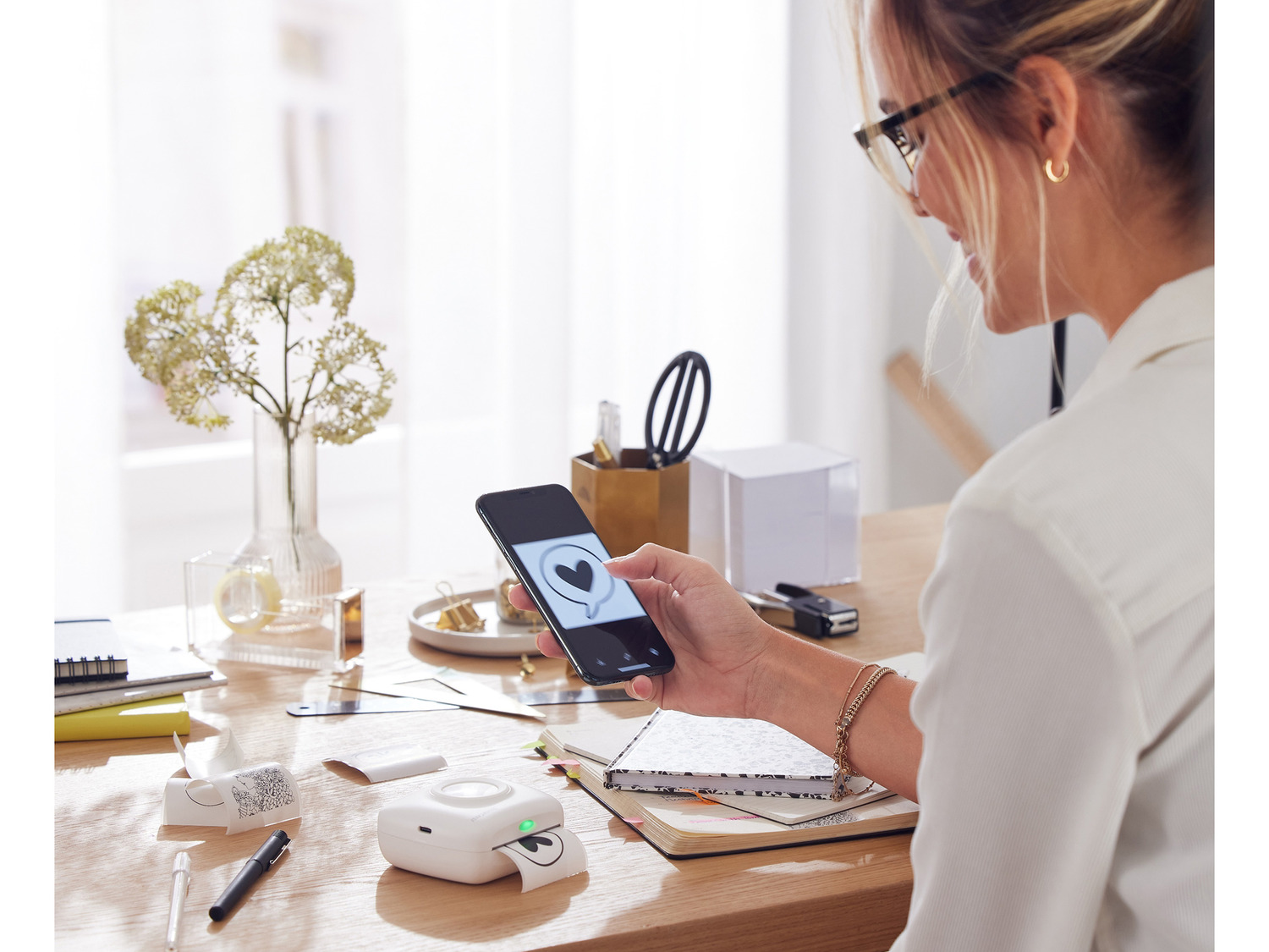 SILVERCREST® Mini Pocket Printer avec rouleau de papier