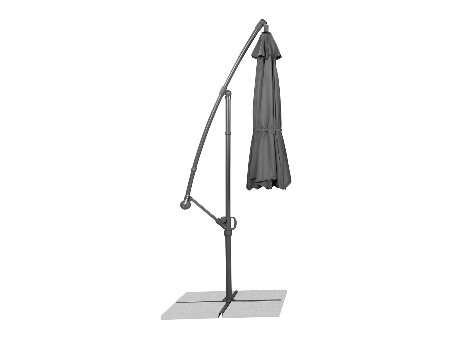 Parasol déporté, Ø 300 cm, anthracite | LIDL