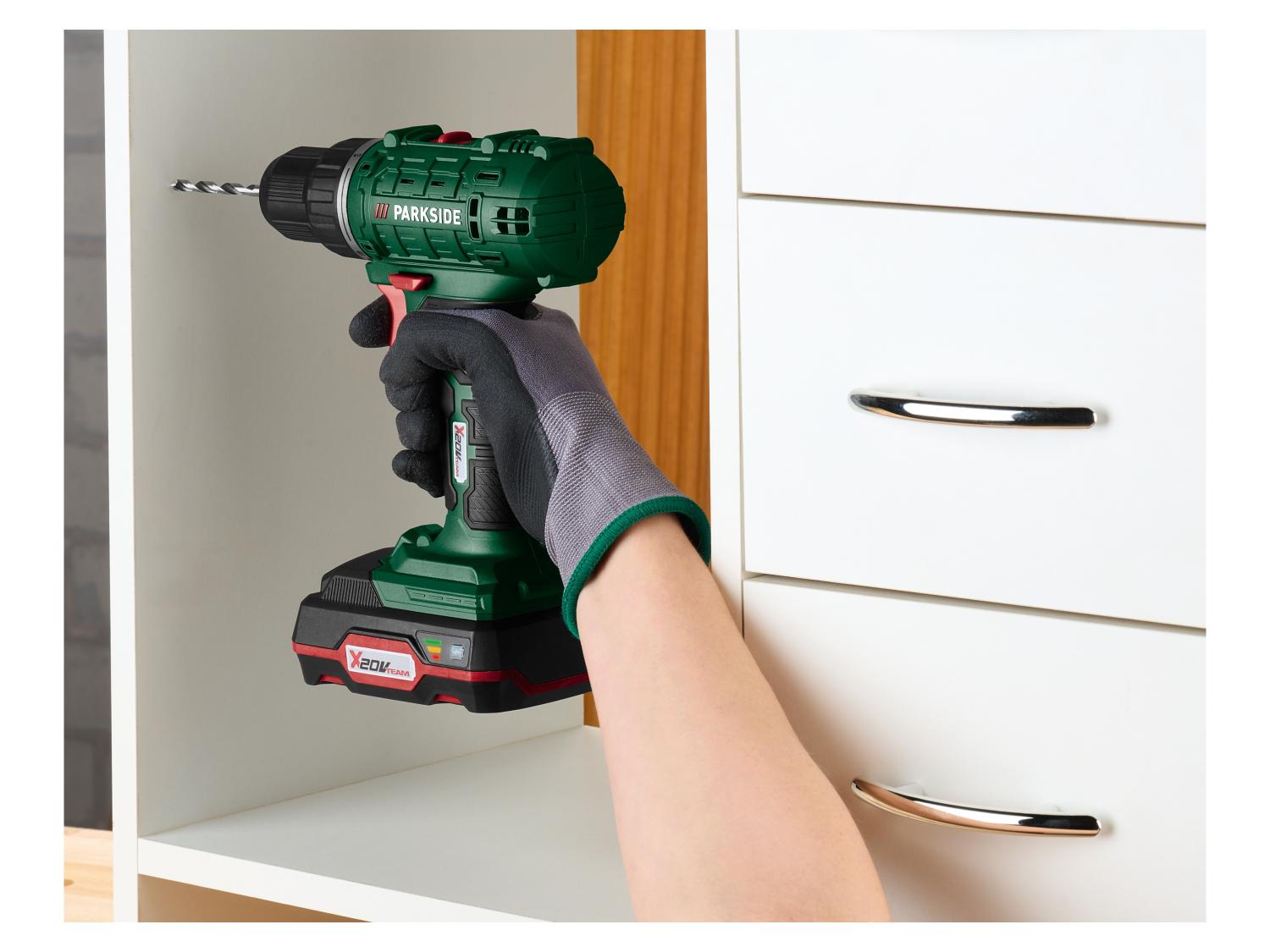 PARKSIDE® PARKSIDE® Perceuse-visseuse sans fil PBSA 20-Li A1, 20 V | Lidl