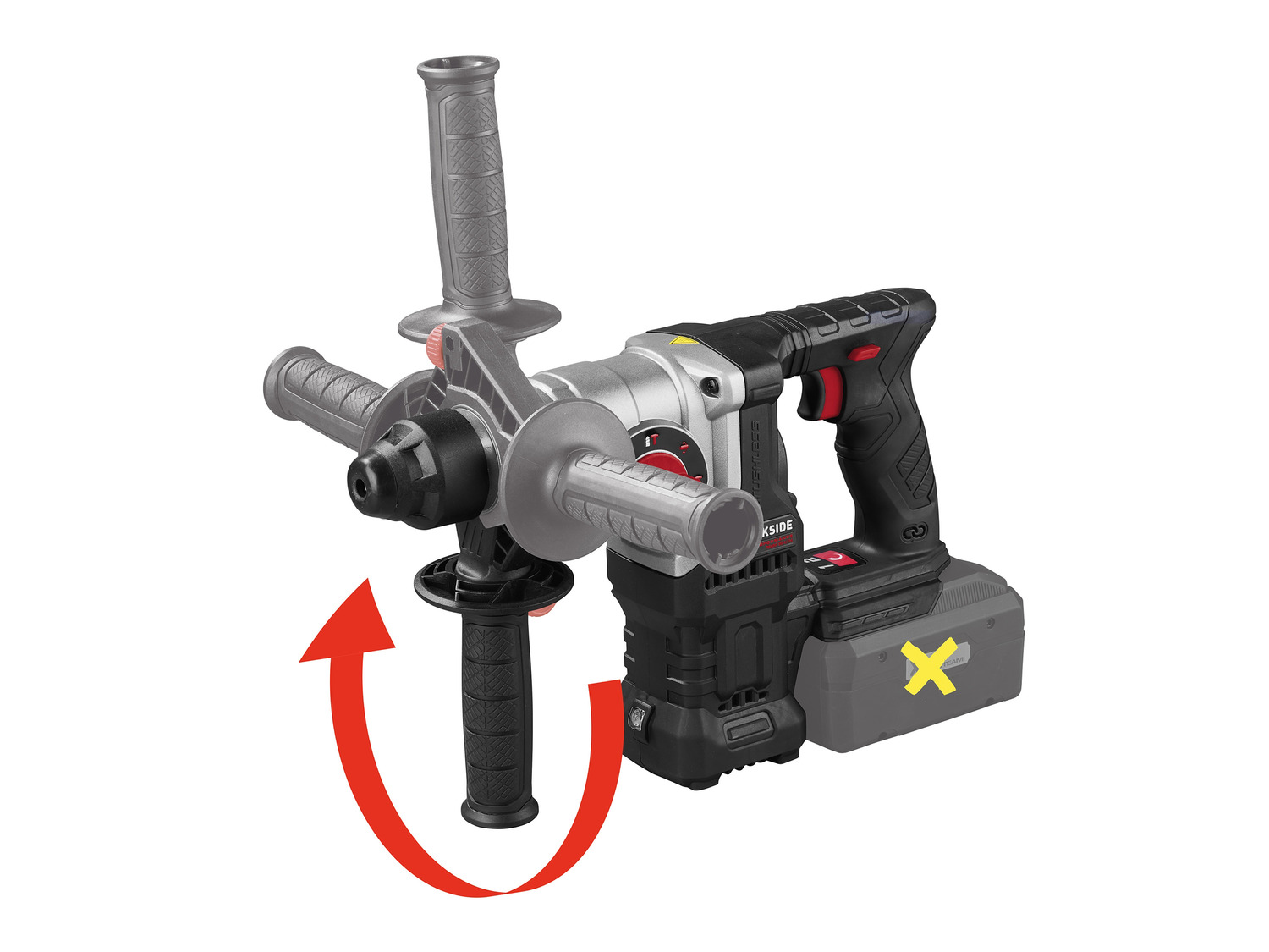 PARKSIDE PERFORMANCE® Perforateur-burineur sans fil PK…