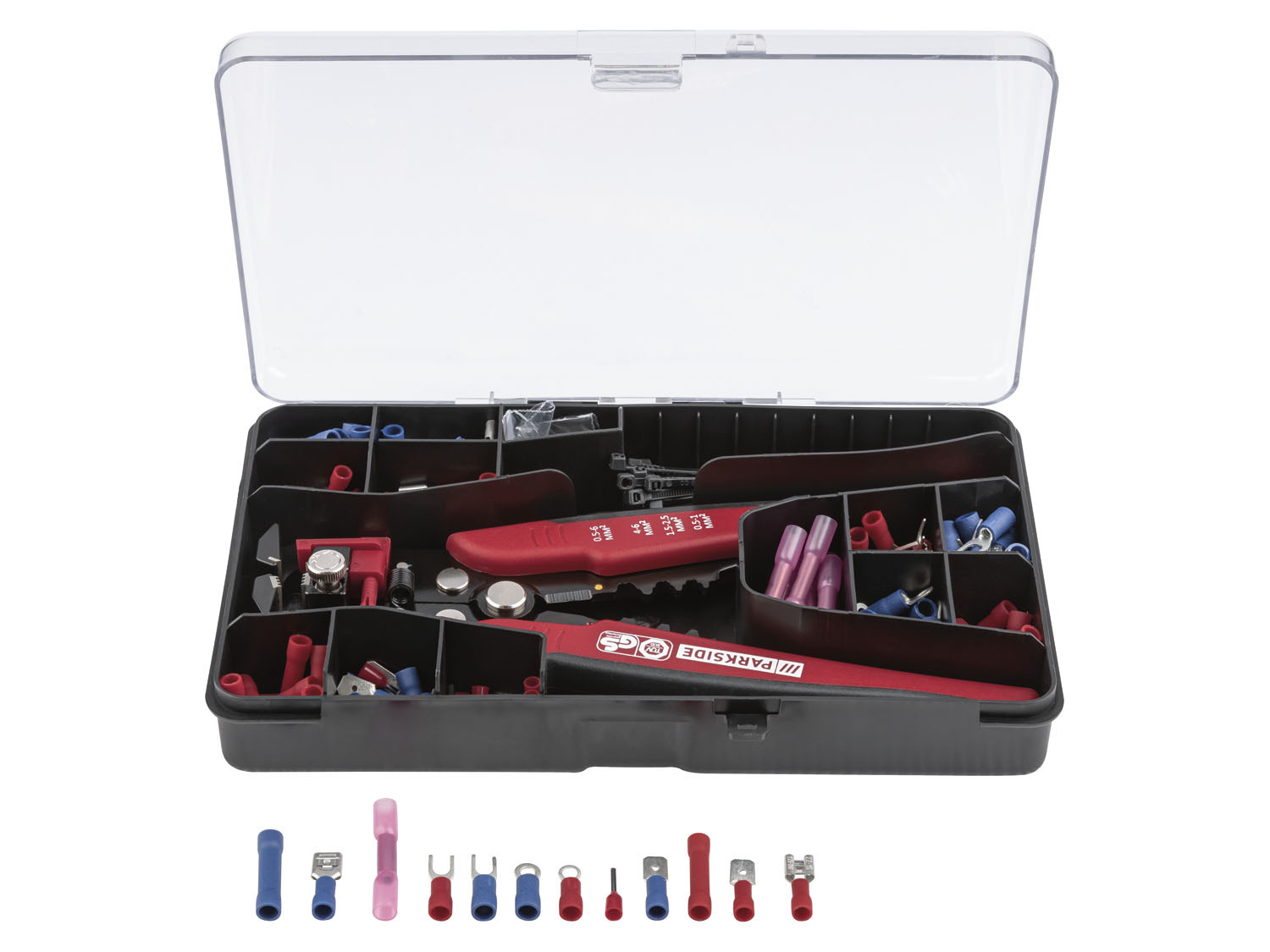 PARKSIDE® Set de pinces à sertir PCZS 231 A2, 231 pièc…