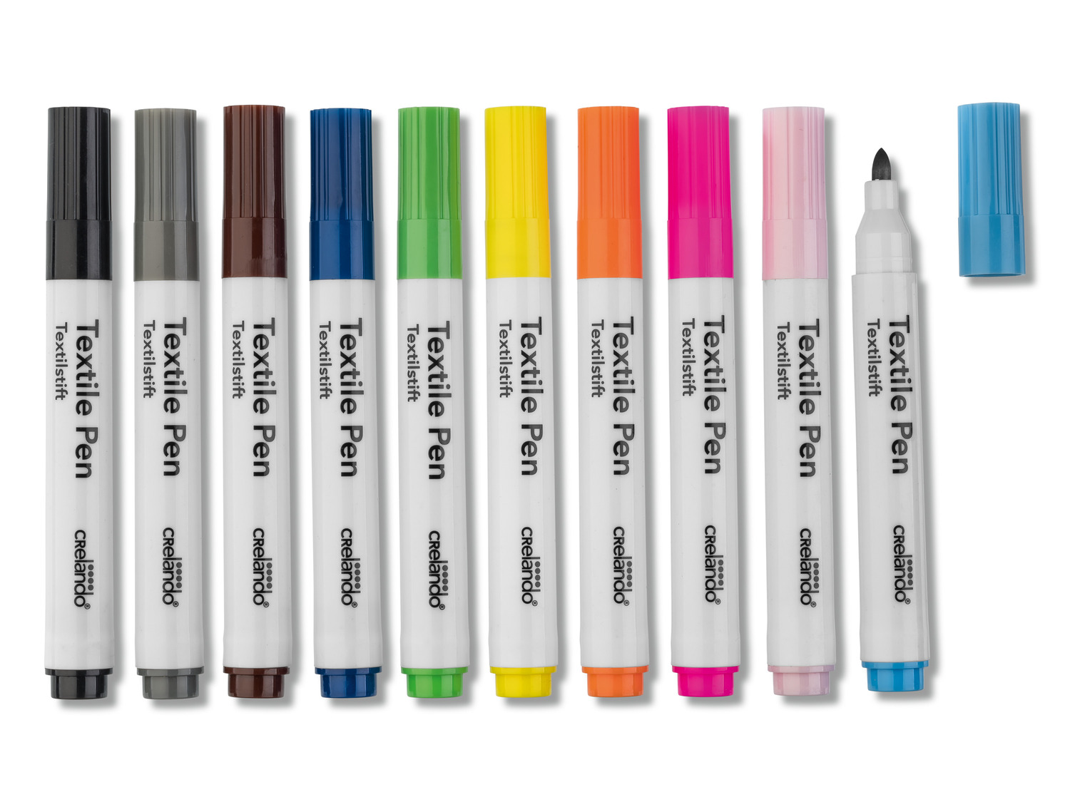 crelando® Stylos pour textiles, 10 pièces | LIDL