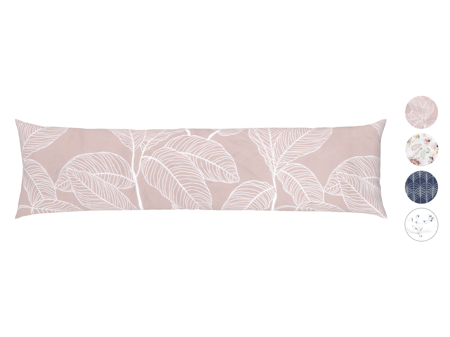 LIVARNO home Taie de traversin en satin, 40 x 145 cm