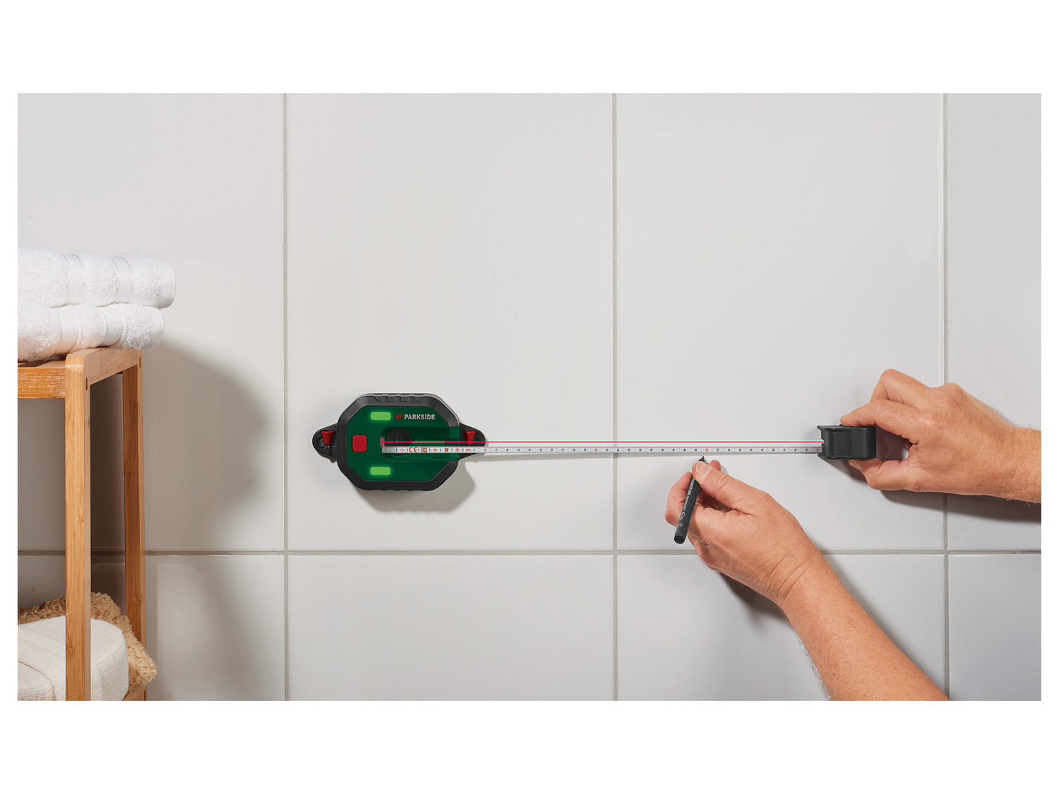 Niveau à bulle avec mètre ruban PLLM 10 A1 | LIDL